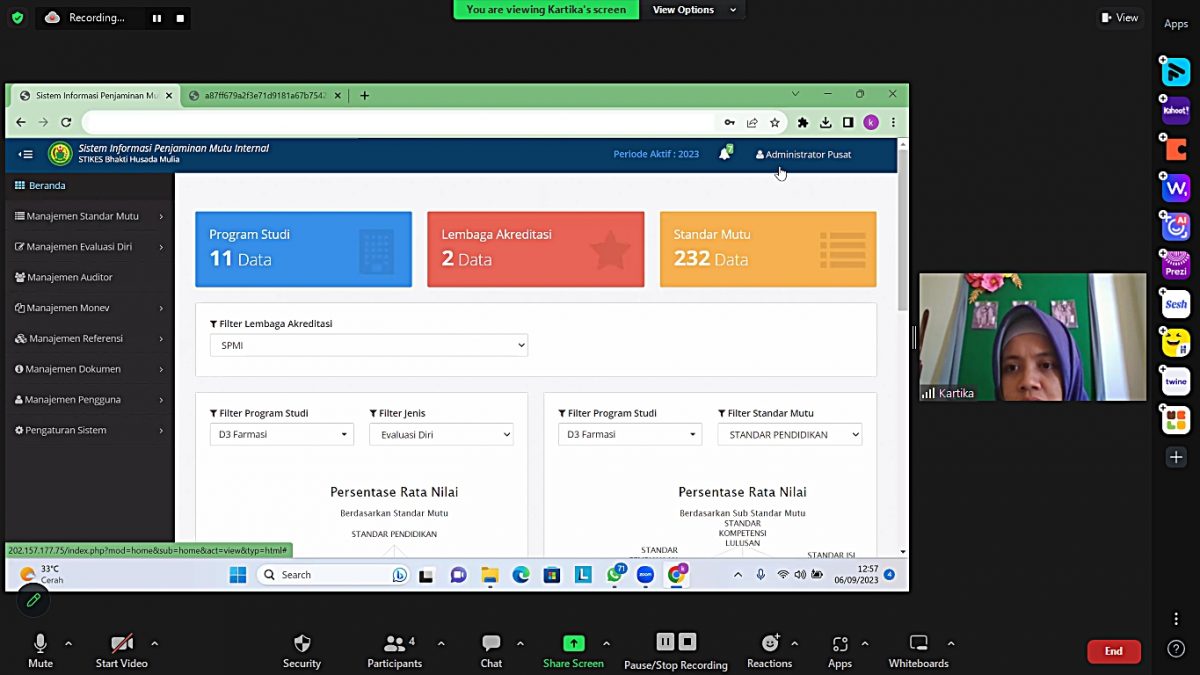 Pelatihan Aplikasi eSPMI untuk Auditee di STIKES BHM Madiun