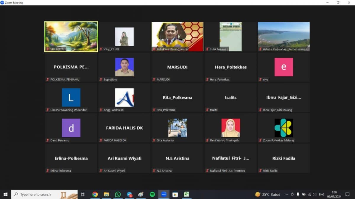 Pelatihan eSPMI untuk POLTEKKES KEMENKES Malang