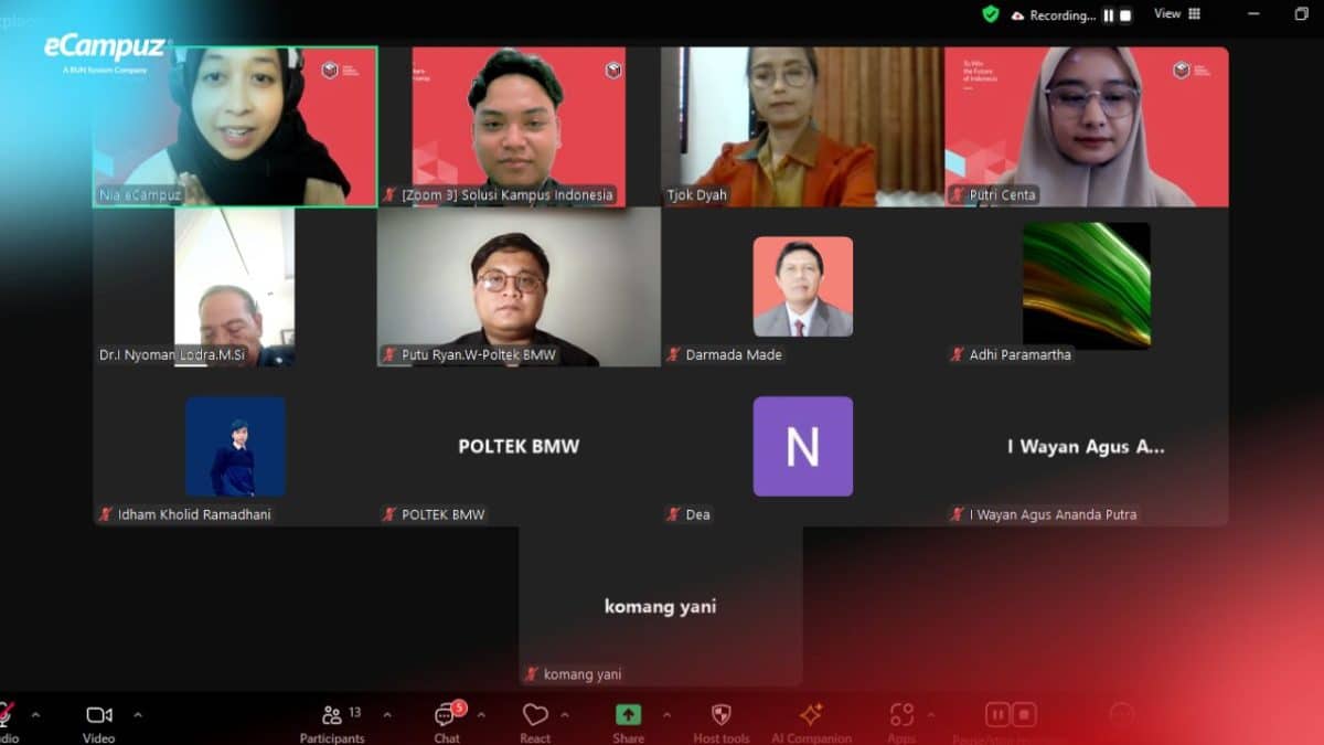 Politeknik Bali Maha Werdhi dan eCampuz Bersinergi Menuju Kampus ...